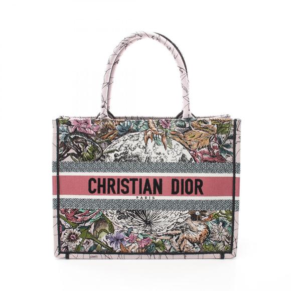 Dior | Bags | Dior Book Tote Medium Tote Bag Pink Multicolor | Poshmark